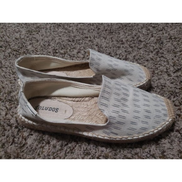 Soludos | Shoes | Soludos Espadrille Slip On Canvas Platform Shoe ...